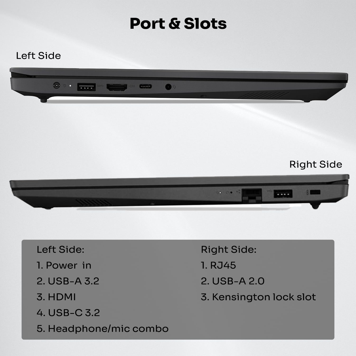 Lenovo V15 Gen 4 Business Laptop, 15.6" FHD Screen, AMD Ryzen 5 5500U, 24GB RAM, 1TB SSD, Webcam, HDMI, Wi-Fi, Windows 11 Pro, Black