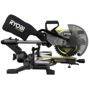 ryobi 18v one+ hp brushless 10" sliding compound miter saw (renewed)