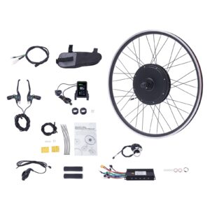 electric bicycle motor kit 48v 1000w front wheel powerful motor e-bike conversion kit w/display for 28"/ 29" and 700c wheel of bicycle