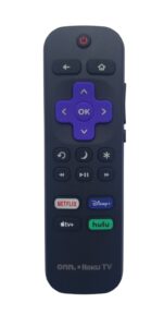 original roku tv remote control full function for hisense tcl philips sharp onn sanyo jvc hitachi insignia element rca magnavox westinghouse lg (renewed)