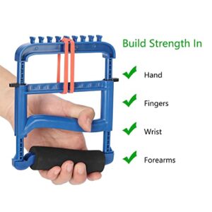 YPCBYNBS Hand Exerciser,Strength Training Grip Strengthener for Physcial Therapy,Blue