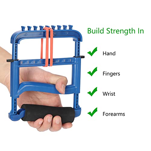 YPCBYNBS Hand Exerciser,Strength Training Grip Strengthener for Physcial Therapy,Blue