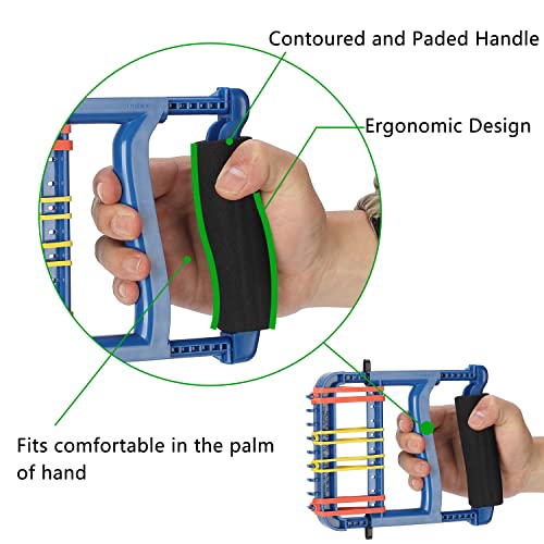 YPCBYNBS Hand Exerciser,Strength Training Grip Strengthener for Physcial Therapy,Blue