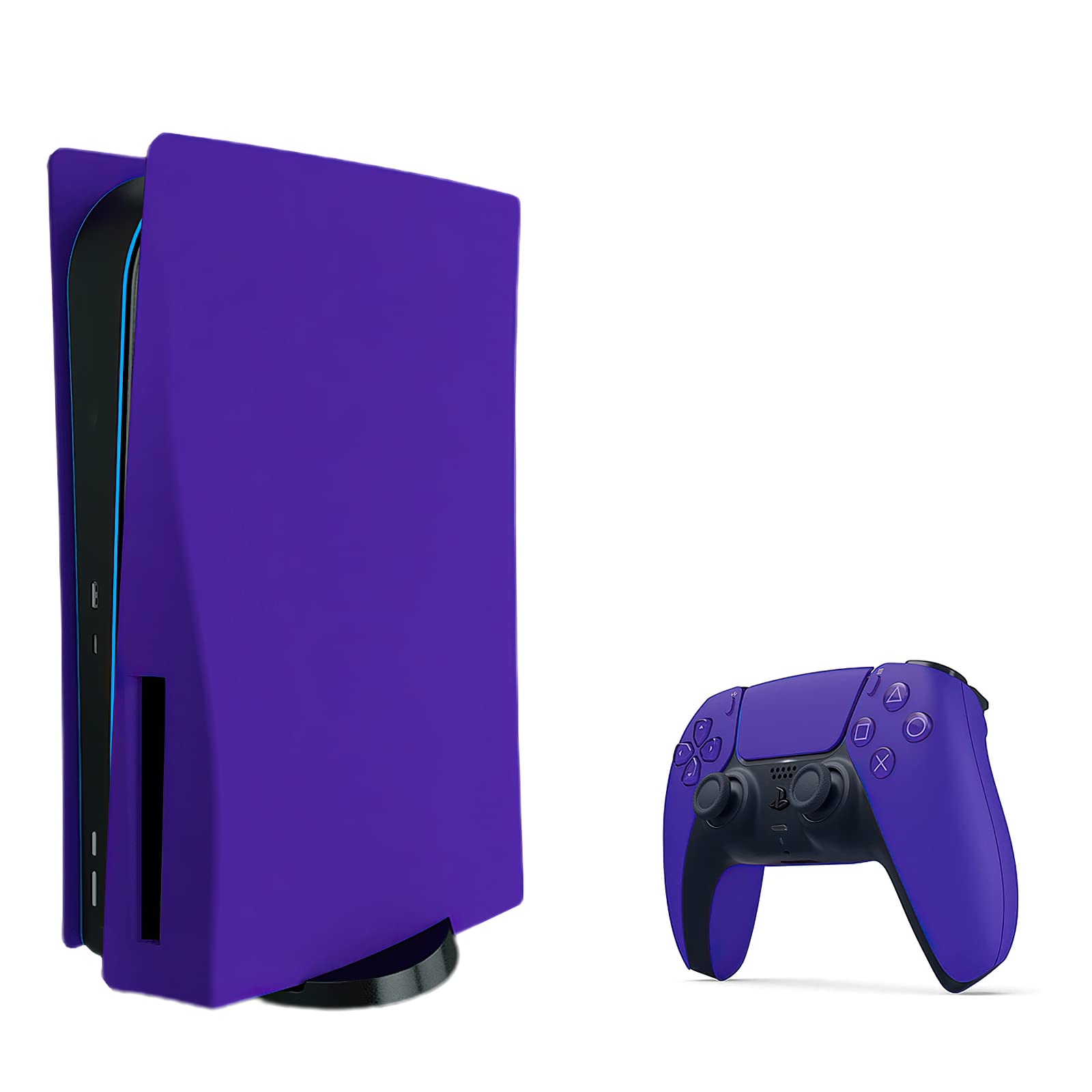 Face Plate Cover Shell for PS5 Disc Edition Console Faceplates, Accessories Compatible with Playstation 5 Protective Replacement Panels (Galactic Purple)