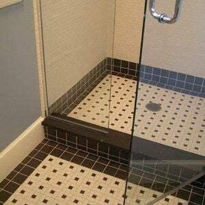 Tenedos Porcelain Premium Quality 2x2 Square Matte Mosaic Floor Wall Tile for Bathroom Shower, Kitchen Backsplash, Accent Decor on 12x12 Sheet (1 Sheet) (Black)