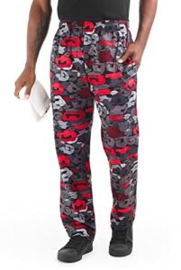 ua chef men's urban camo print chef pant (xl)