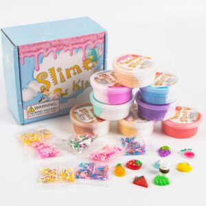 New Butter Slime 8 Pack, Scented Slime for Girls and Boys Party Favor, Birthday Gifts, Classroom, Carnival Prizes, Goodie Bag Stuffers,Soft and Non-Sticky