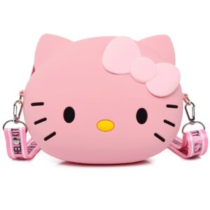 kawaii kitty bag cute kitty wallet cartoon animal shoulder bag kitty cat purse for girls birthday gifts