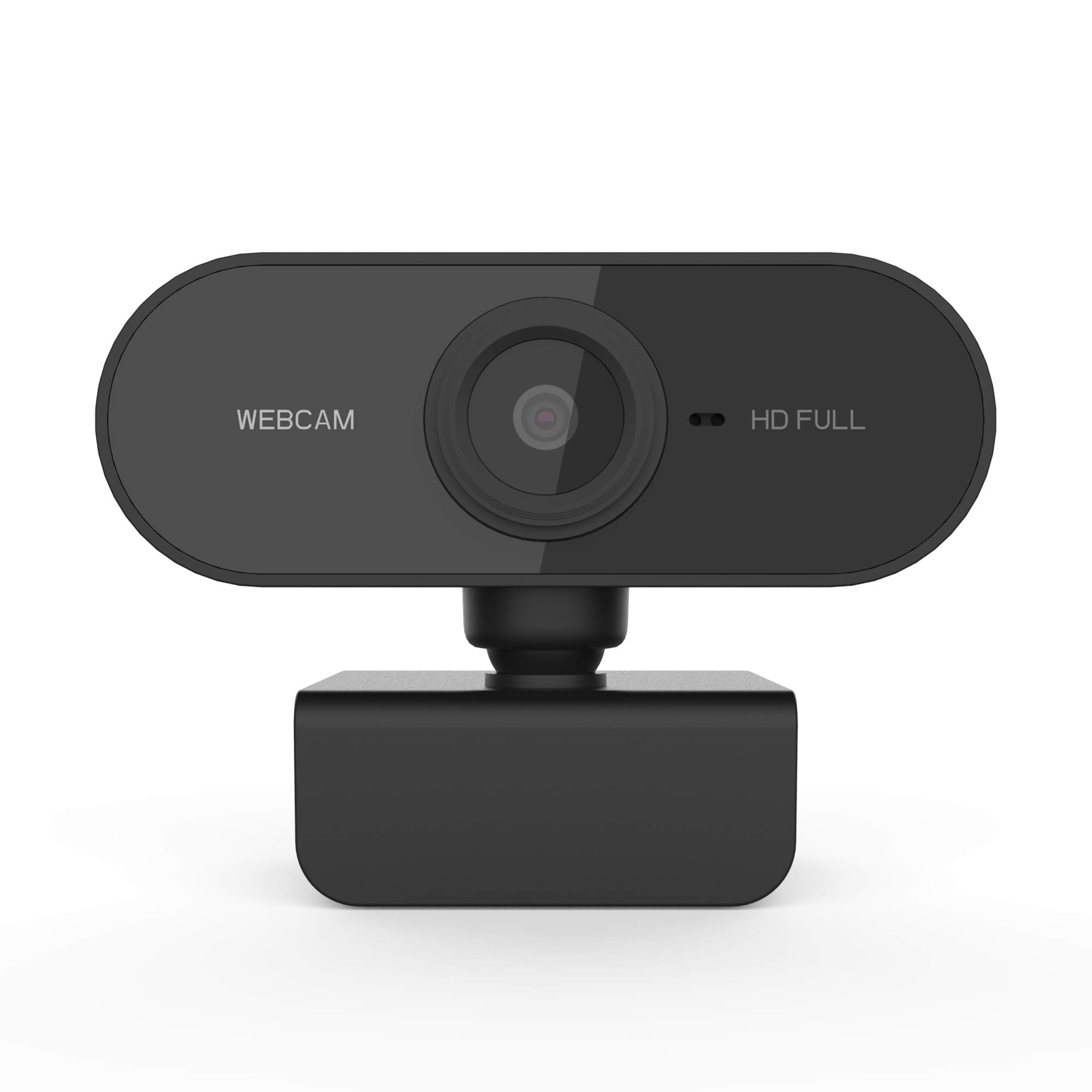 QEBIDUM Computer Camera PC Webcam Full HD 1080p 360 Degrees Wide Angle 30fps Video USB Web Cam with Microphone for Mac Laptop Desktop Conferencing Chatting and Live Streaming