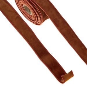 raz imports ribbon 2023 1.5" x 10 yards copper velvet wired ribbon