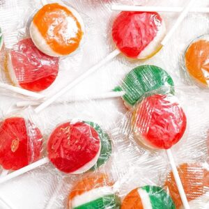 Classic Lollipops - 5 Pounds - Suckers and Lollipops for Kids - Summer Camp Lollipops - Flat Round Candy Pops Individually Wrapped - Assorted Flavors Suckers for Banks, Offices