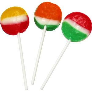 Classic Lollipops - 5 Pounds - Suckers and Lollipops for Kids - Summer Camp Lollipops - Flat Round Candy Pops Individually Wrapped - Assorted Flavors Suckers for Banks, Offices