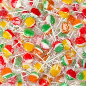 Classic Lollipops - 5 Pounds - Suckers and Lollipops for Kids - Summer Camp Lollipops - Flat Round Candy Pops Individually Wrapped - Assorted Flavors Suckers for Banks, Offices