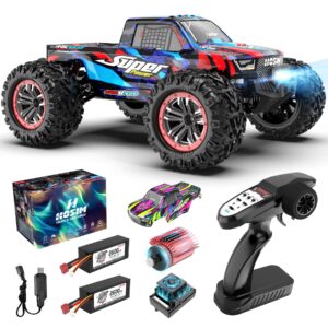 hosim 1:10 68+ kmh brushless rc cars for adults, high speed remote control car boys, 4x4 all terrains waterproof off road hobby grade large fast racing buggy toy gift monster trucks