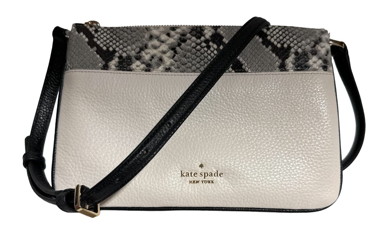 Kate Spade New York Triple Gusset Crossbody (Parchment multi)