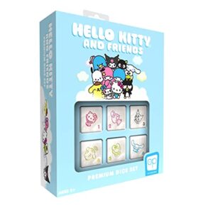 hello kitty and friends premium dice set | hello kitty and friends custom dice with collectible tin case | based on sanrio hello kitty and friends | officially licensed sanrio gift & merchandise