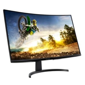 AOPEN by Acer 32HC5QR Sbiipx 31.5” Full HD (1920 x 1080) 1500R Curved Gaming Monitor | AMD FreeSync Premium Technology | 165Hz Refresh Rate | 1ms TVR | VESA Mountable | Display Port & HDMI