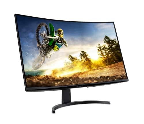 AOPEN by Acer 32HC5QR Sbiipx 31.5” Full HD (1920 x 1080) 1500R Curved Gaming Monitor | AMD FreeSync Premium Technology | 165Hz Refresh Rate | 1ms TVR | VESA Mountable | Display Port & HDMI