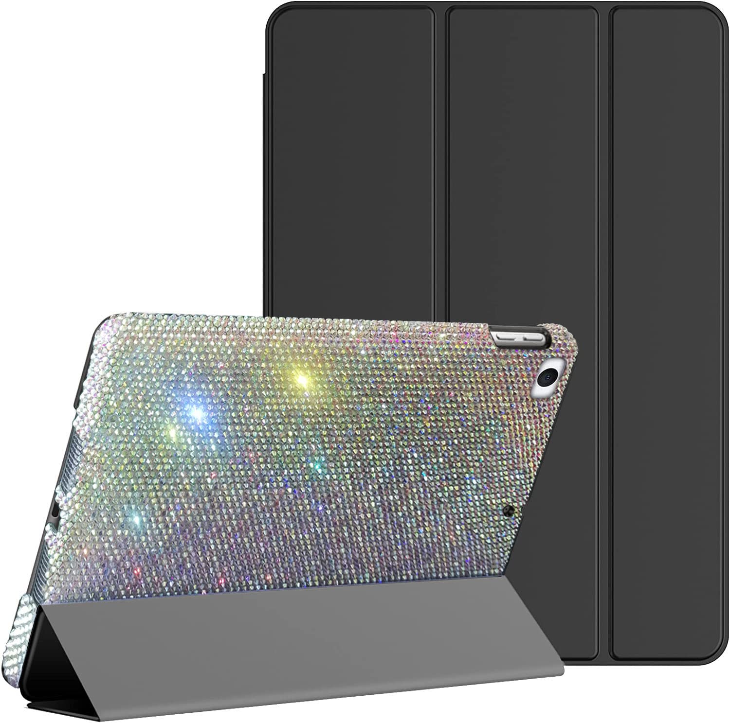 Teazgopx Bling Rhinestone Case Compatible with iPad Mini 5 /iPad Mini 4,iPad Mini 5th/4th Generation Case 2019/2015 -High Quality Hand Glued Diamond,Glitter Sparkle Fashion Luxury Shiny Crystal Shell