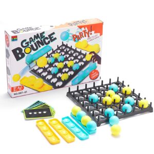 qmici bounce ball game family party games, jumping connect ball board games table game toys, christmas party favors birthday gift for adults and kids