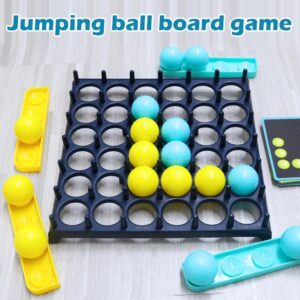 QMICI Bounce Ball Game Family Party Games, Jumping Connect Ball Board Games Table Game Toys, Christmas Party Favors Birthday Gift for Adults and Kids