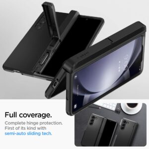 Spigen Tough Armor Pro P [Hinge Protection] Designed for Galaxy Z Fold 5 Case (2023) - Black