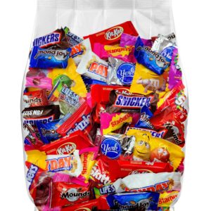 Ultimate Bulk Candy Assortment – 3 lbs of Assorted Mars & Hershey Chocolate Variety Pack – Individually Wrapped Fun Size Bulk Candy – Perfect Chocolate Mix for Pinata Fillers, Party Favors, Candy Dish Fillers, Basket Filler Candy, and More!