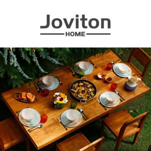 Joviton HOME 18PCS Holiday Beach Melamine Dinnerware Sets for 6,Outdoor Plates and Bowls Sets (Holiday Beach)