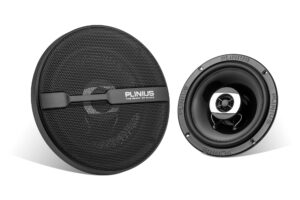 plinius car audio coaxial speakers system 6.5-inch full range stereo 600 watt max 2-way sold in pairs, easy mounting