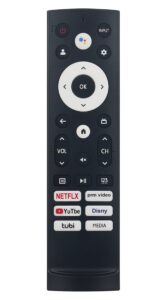 erf3n90h replace voice remote control fit for hisense qled series smart tv (2022 model) 50u6h 55u6h 65u6h 75u6h 55u7g 65u7g 75u7g 55u8h 65u8h 75u8h 43a6h 43a65h 43a68h 50a6h 50a65h 50a68h 55a6h 55a65h