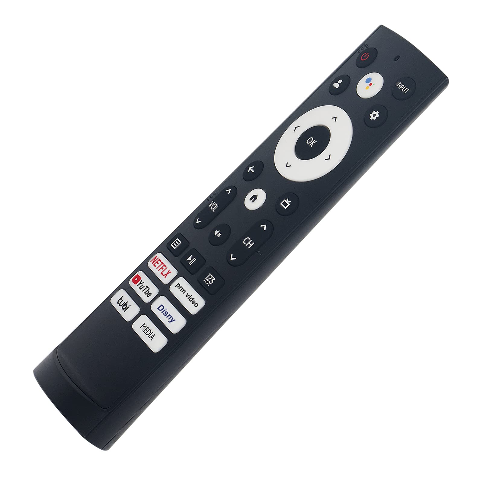 ERF3N90H Replace Voice Remote Control fit for Hisense QLED Series Smart TV (2022 Model) 50U6H 55U6H 65U6H 75U6H 55U7G 65U7G 75U7G 55U8H 65U8H 75U8H 43A6H 43A65H 43A68H 50A6H 50A65H 50A68H 55A6H 55A65H