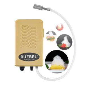 duebel molecular gastronomy foam generator, portable foam generating kit (powered by dry battery), creative chef cooking tool