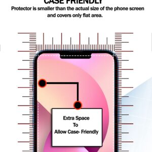 RKINC Screen Protector [4-Pack] for iPhone 13 Pro Max 6.7-Inch, Tempered Glass Film Screen Protector, 0.33mm [LifetimeWarranty][Anti-Scratch][Anti-Shatter][Bubble-Free]