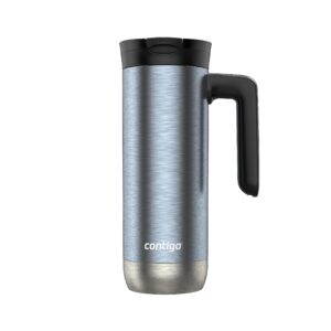 contigo superior 2.0 leak-proof insulated stainless steel travel mug with handle, 20oz., dark ice