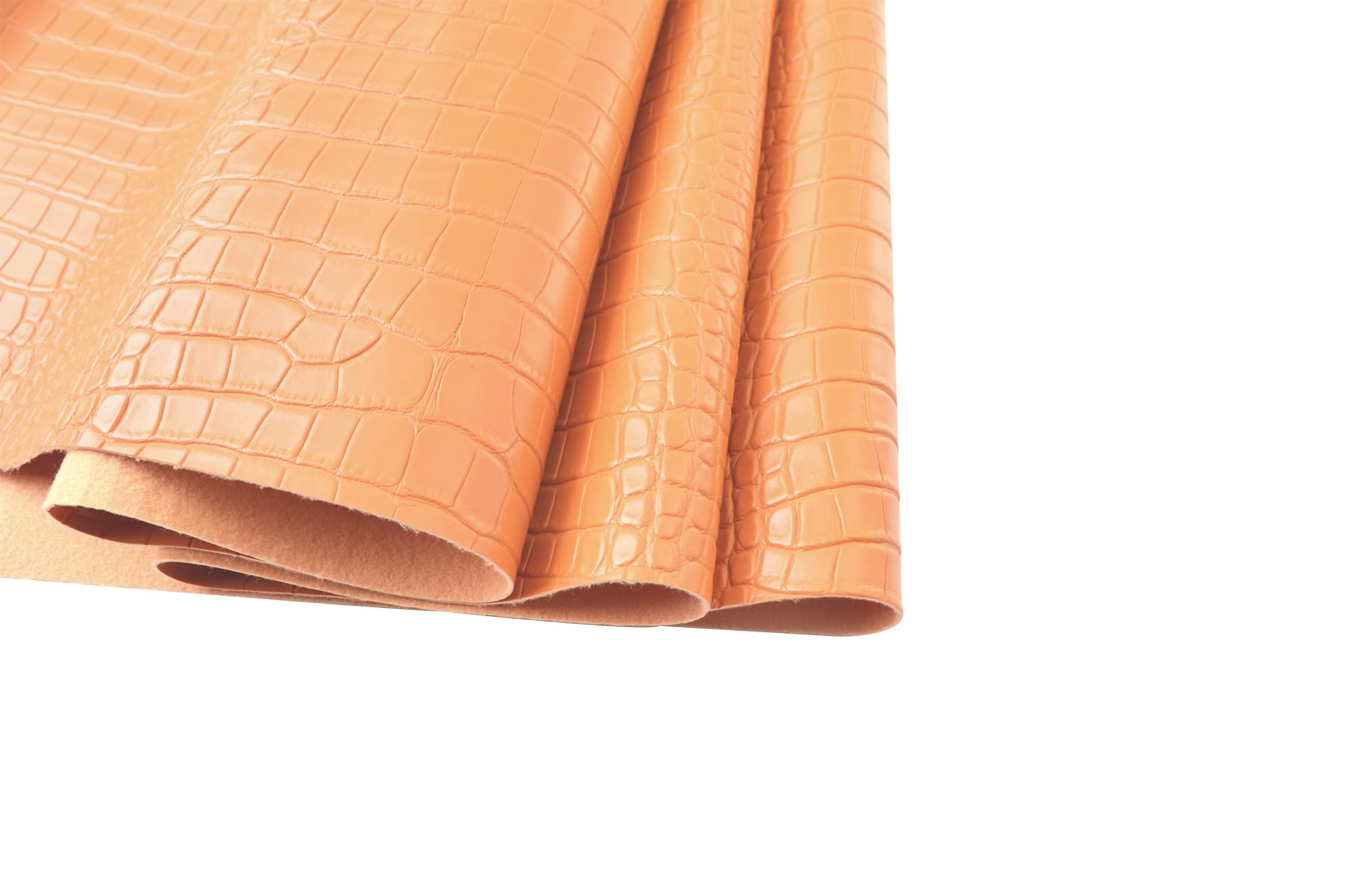 Wento Alligator Skin PU Leather Fabric Faux Leather Fabric Crocodile Fabric Leather Upholstery Fabric by The Yard