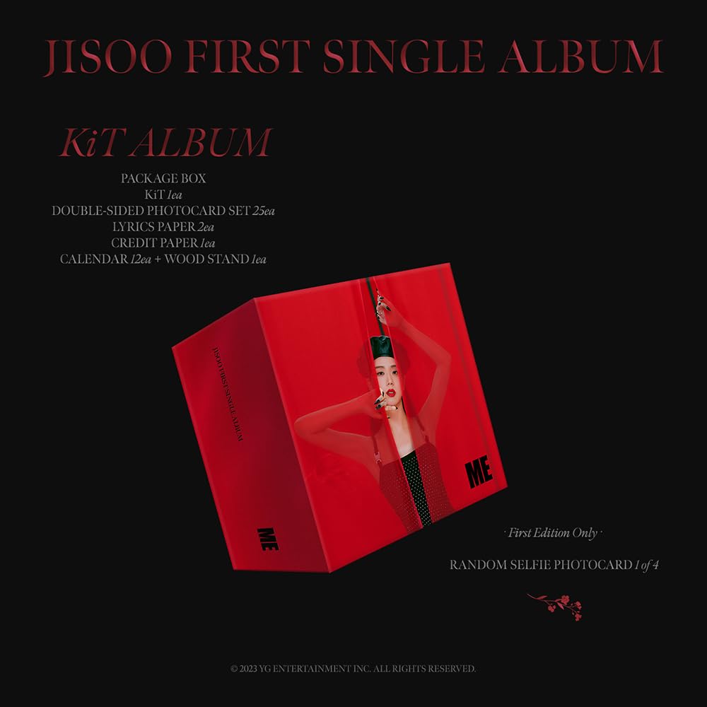 JISOO BLACKPINK - JISOO FIRST SINGLE ALBUM [ME] KIT ALBUM+Pre-Order Benefit