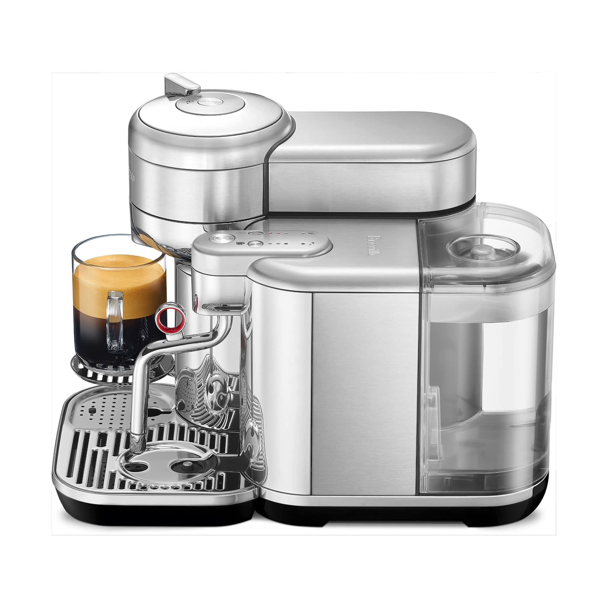 Nespresso Vertuo Creatista Coffee and Espresso Maker by Breville, Brushed Stainless Steel