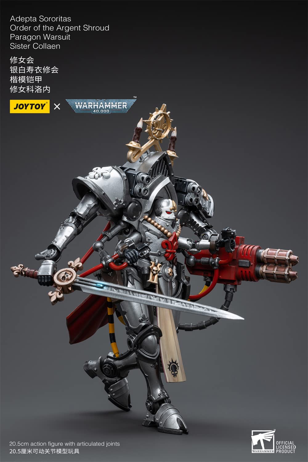 HiPlay JoyToy Warhammer 40K: Adepta Sororitas Paragon Warsuit Sister Collaen 1:18 Scale Figure