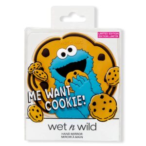 wet n wild x sesame street, me want cookie hand mirror