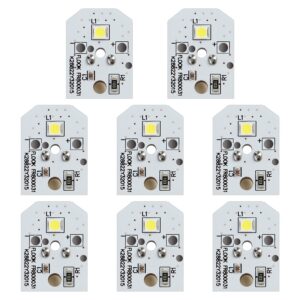 wr55x11132 refrigerator led lamp replacement，fits for ge refrigerator led light module replace wr55x25754 wr55x30602 wr55x26486, without plastic cover, only led pcb board（8 pcs）