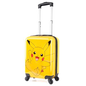 pokemon kids suitcase with wheels luggage bag for boys and girls carry on travel bag with handle small suitcase with wheels kids holiday essentials