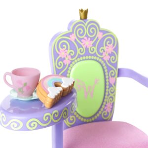 American Girl WellieWishers 14.5-inch Doll Ready to Be Royal Desk Playset with an Armrest that Swivels, For Ages 4+