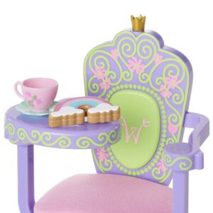 American Girl WellieWishers 14.5-inch Doll Ready to Be Royal Desk Playset with an Armrest that Swivels, For Ages 4+