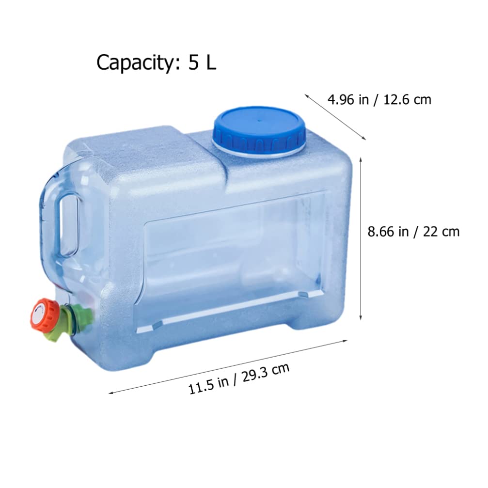 ABOOFAN Camping Water Container Water Storage Container with Spigot Portable Large Water Tank Hiking Water Bucket for Outdoor Camping Picnic Hiking Car Driving