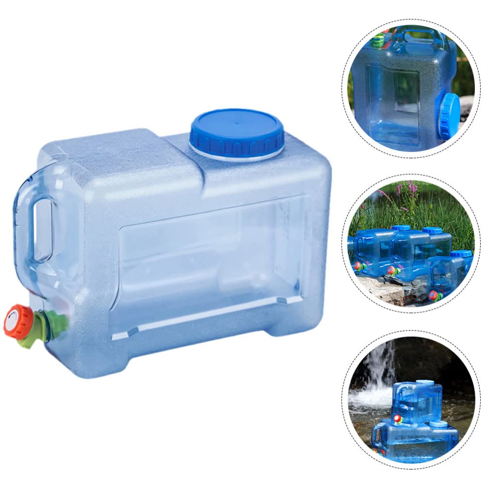 ABOOFAN Camping Water Container Water Storage Container with Spigot Portable Large Water Tank Hiking Water Bucket for Outdoor Camping Picnic Hiking Car Driving