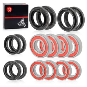 front rear wheel bearing seals kits 2005-2013 for yamaha rhino 450 660 700 yxr450 yxr660 yxr700