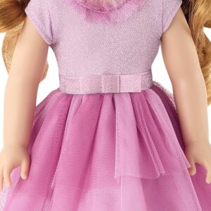 American Girl WellieWishers 14.5-inch Doll Ready to Be Royal Outfit with Teacup Headband and Ballet Flats, For Ages 4+