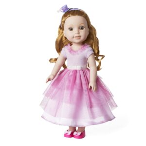 American Girl WellieWishers 14.5-inch Doll Ready to Be Royal Outfit with Teacup Headband and Ballet Flats, For Ages 4+