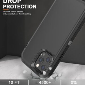 Protebox for iPhone 13 Pro Max Case, [Shockproof/Dust-Proof] Heavy Duty Protection Cover Case for iPhone 13 Pro Max 6.7 inch (Black/Gray)