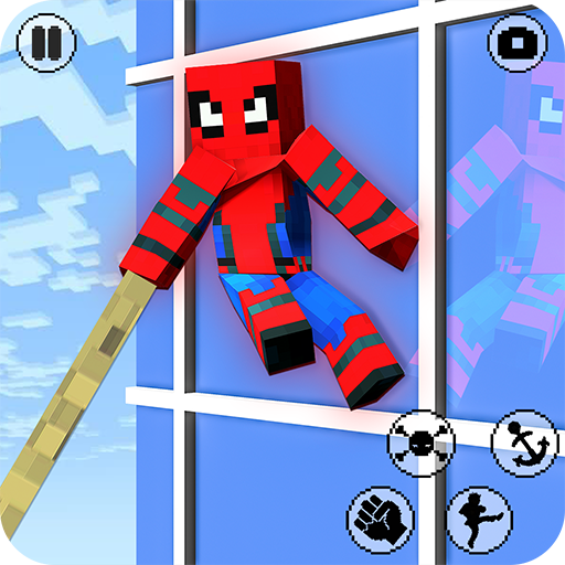 Spider Craft Rope Hero Games, Block Craft Rope Hero Fighting Games, Spider Superhero Action Games 3D, Spider Craft Games For Free, Spider Hero Craft Fight Games, City Battle Games